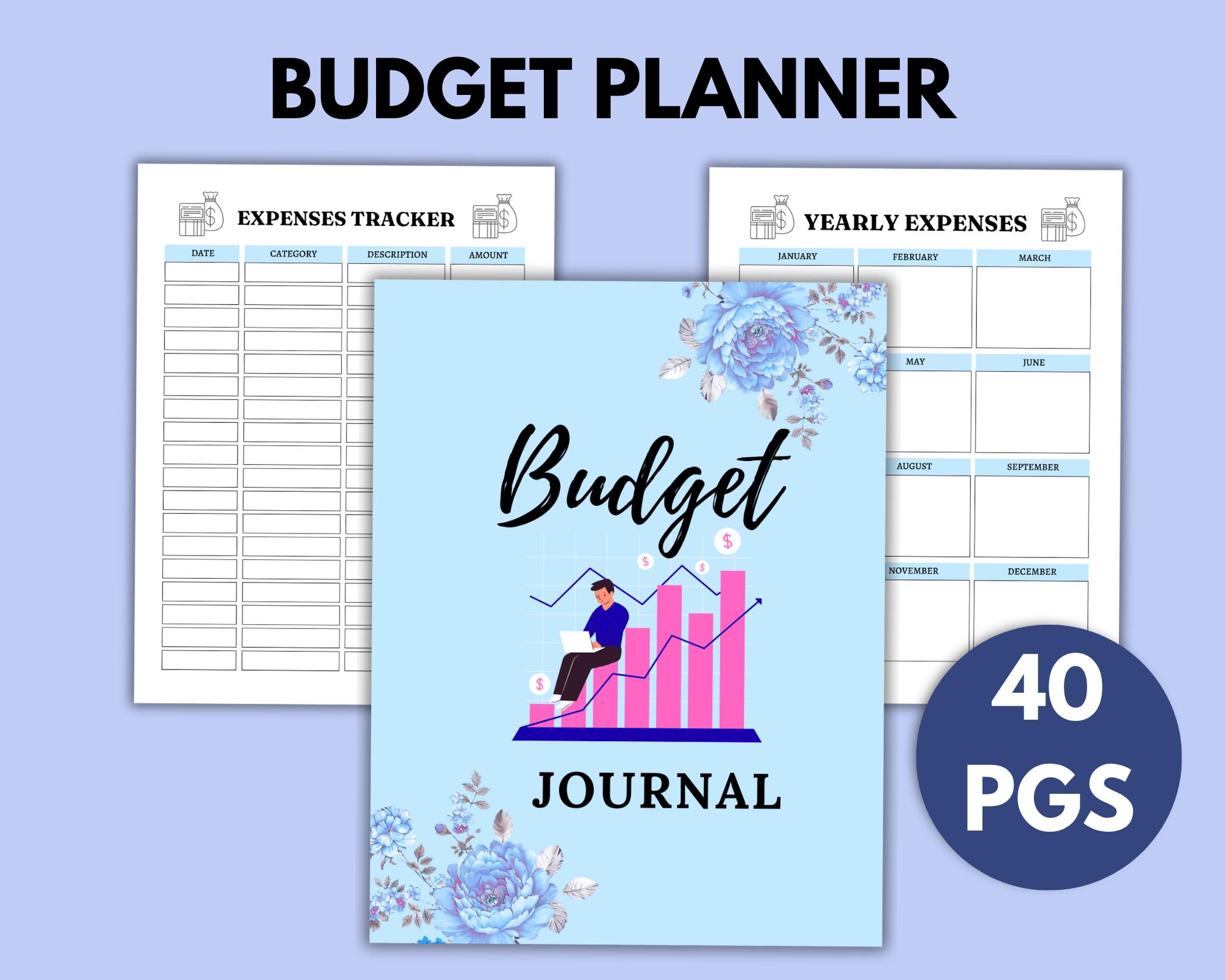 Editable Budget Planner Canva Template, Money Mindset Journal (digital ...
