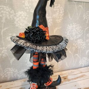 Witch Stand, Halloween Decor, Witch Doll, Halloween Tabletop Decor ...
