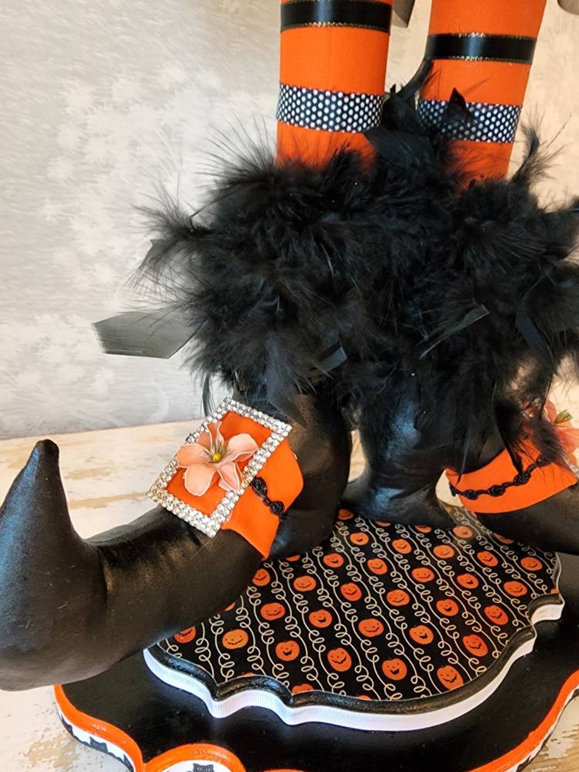 Witch Stand Halloween Decor Witch Doll Halloween Tabletop - Etsy