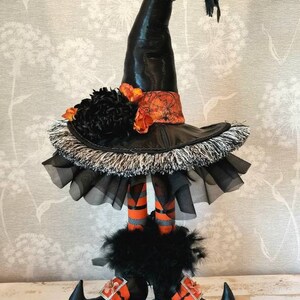 Witch Stand, Halloween Decor, Witch Doll, Halloween Tabletop Decor ...