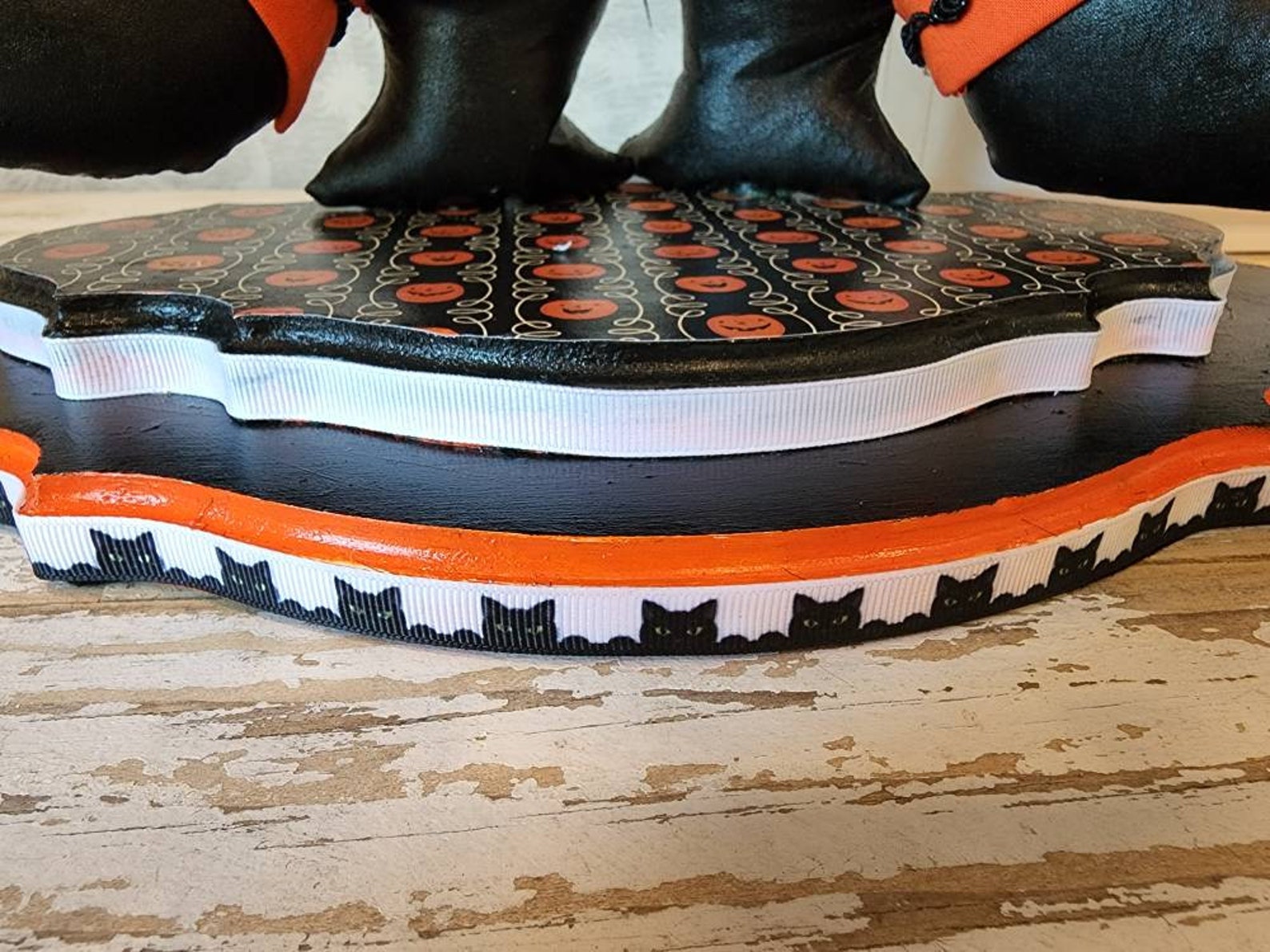 Witch Stand Halloween Decor Witch Doll Halloween Tabletop - Etsy