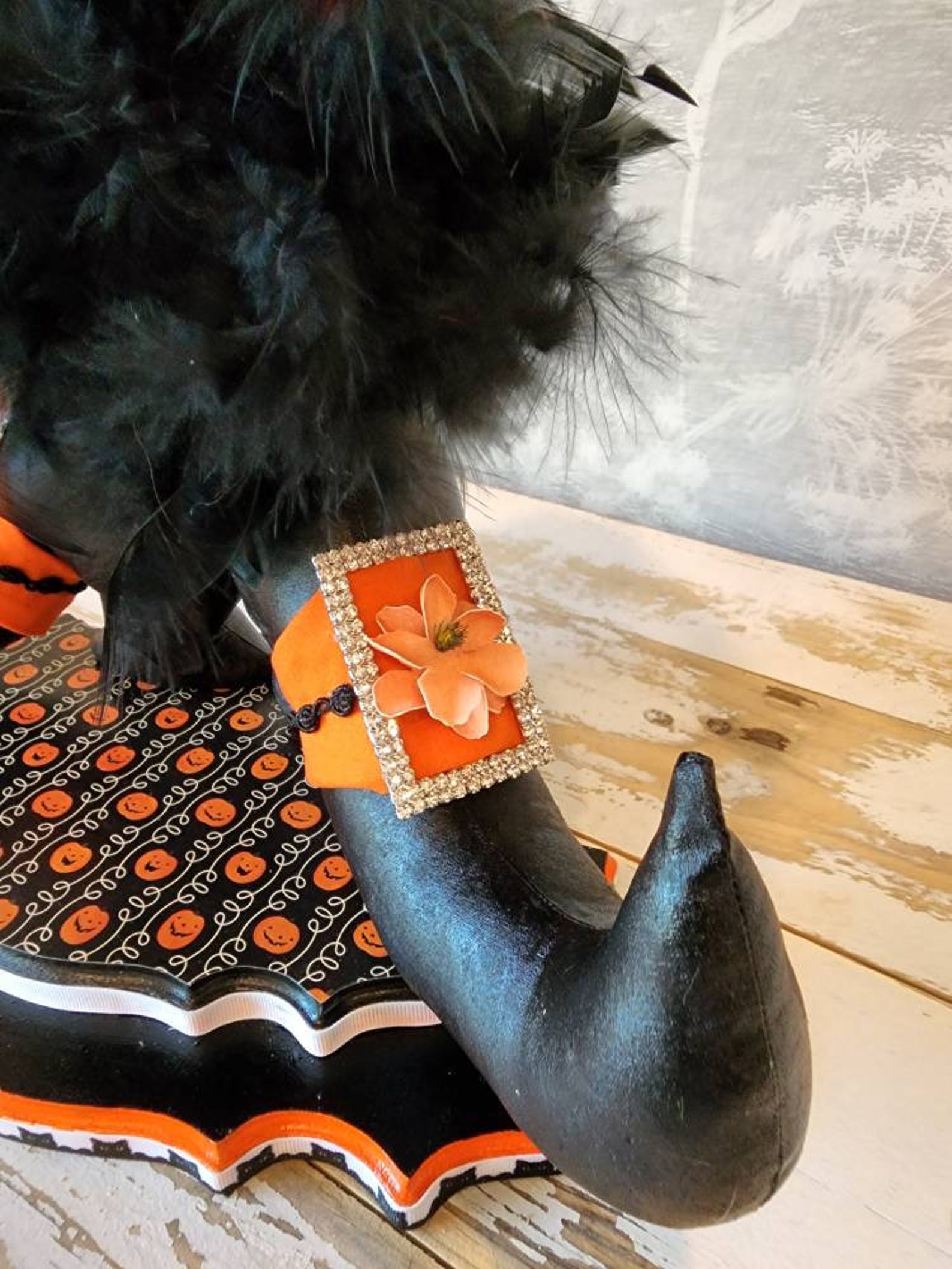 Witch Stand Halloween Decor Witch Doll Halloween Tabletop - Etsy