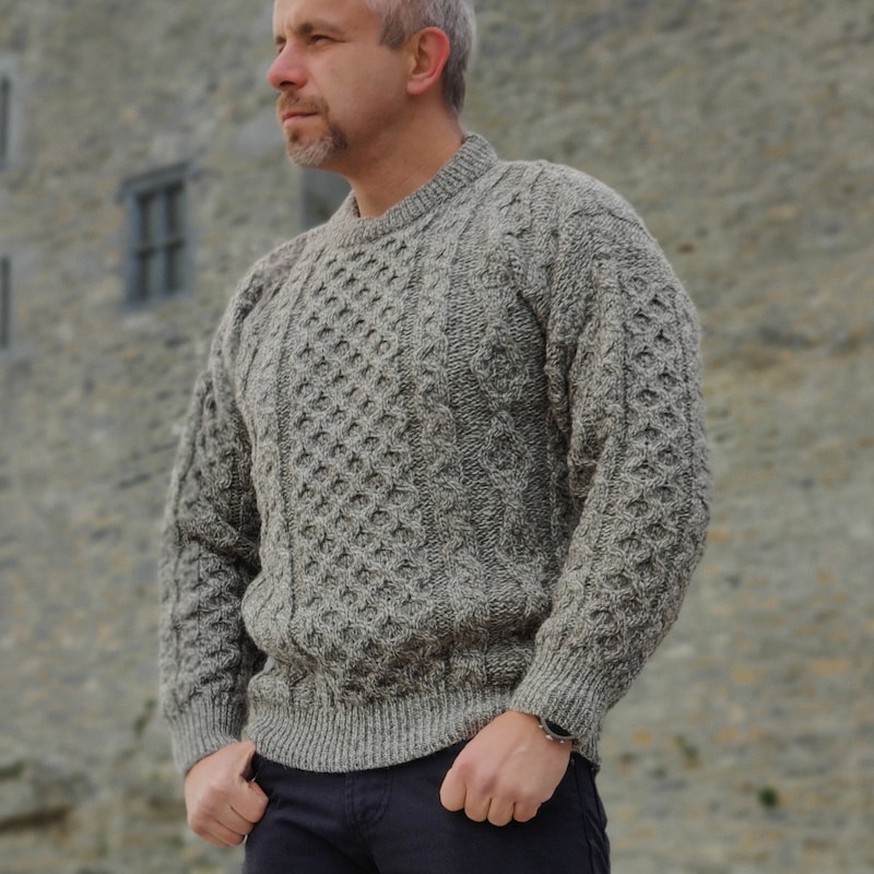 Oatmeal Chunky Sweater - Etsy