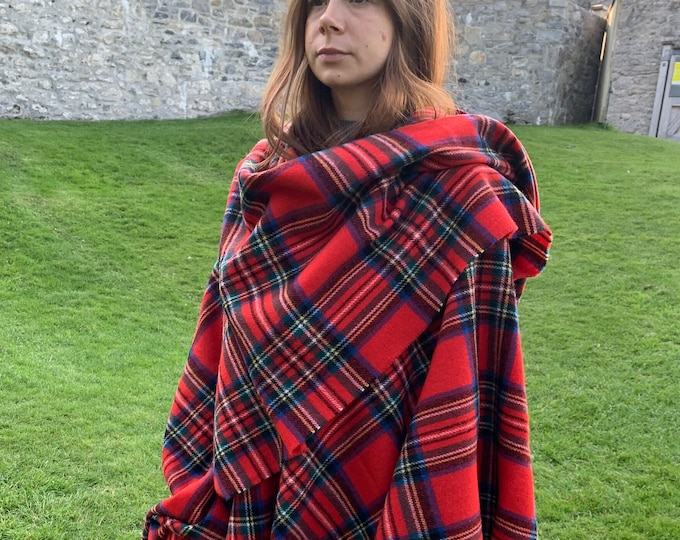 Irish Wool Ruana Wrap - Ring of Kerry Crafts