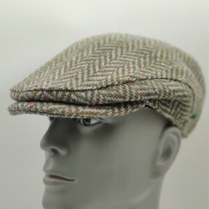 Traditional Irish Donegal Tweed Flat Cap - Paddy Cap - Speckled / Fleck ...
