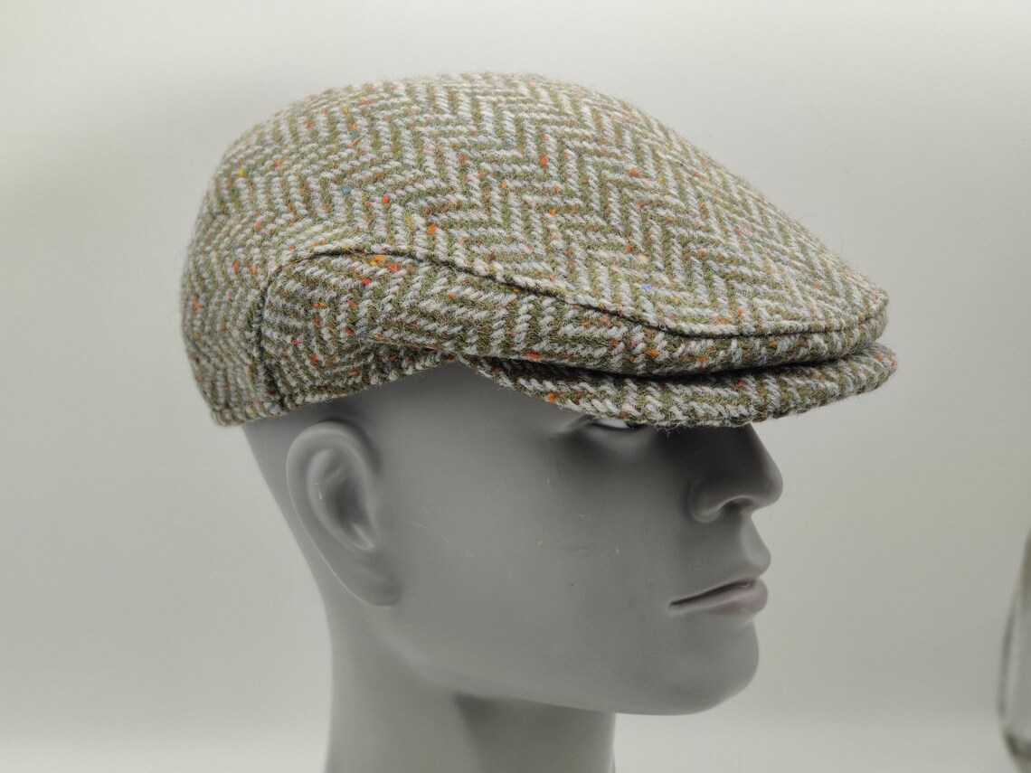 Traditional Irish Donegal Tweed Flat Cap Paddy Cap - Etsy