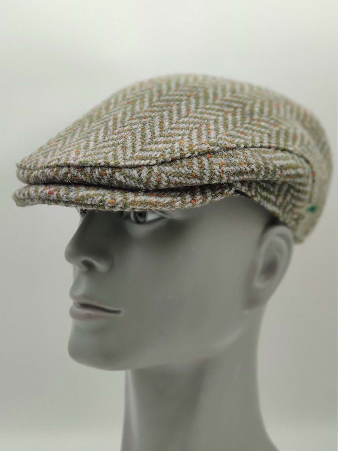 Traditional Irish Donegal Tweed Flat Cap Paddy Cap - Etsy