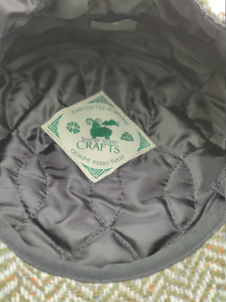 Traditional Irish Donegal Tweed Flat Cap - Paddy Cap - Speckled / Fleck ...