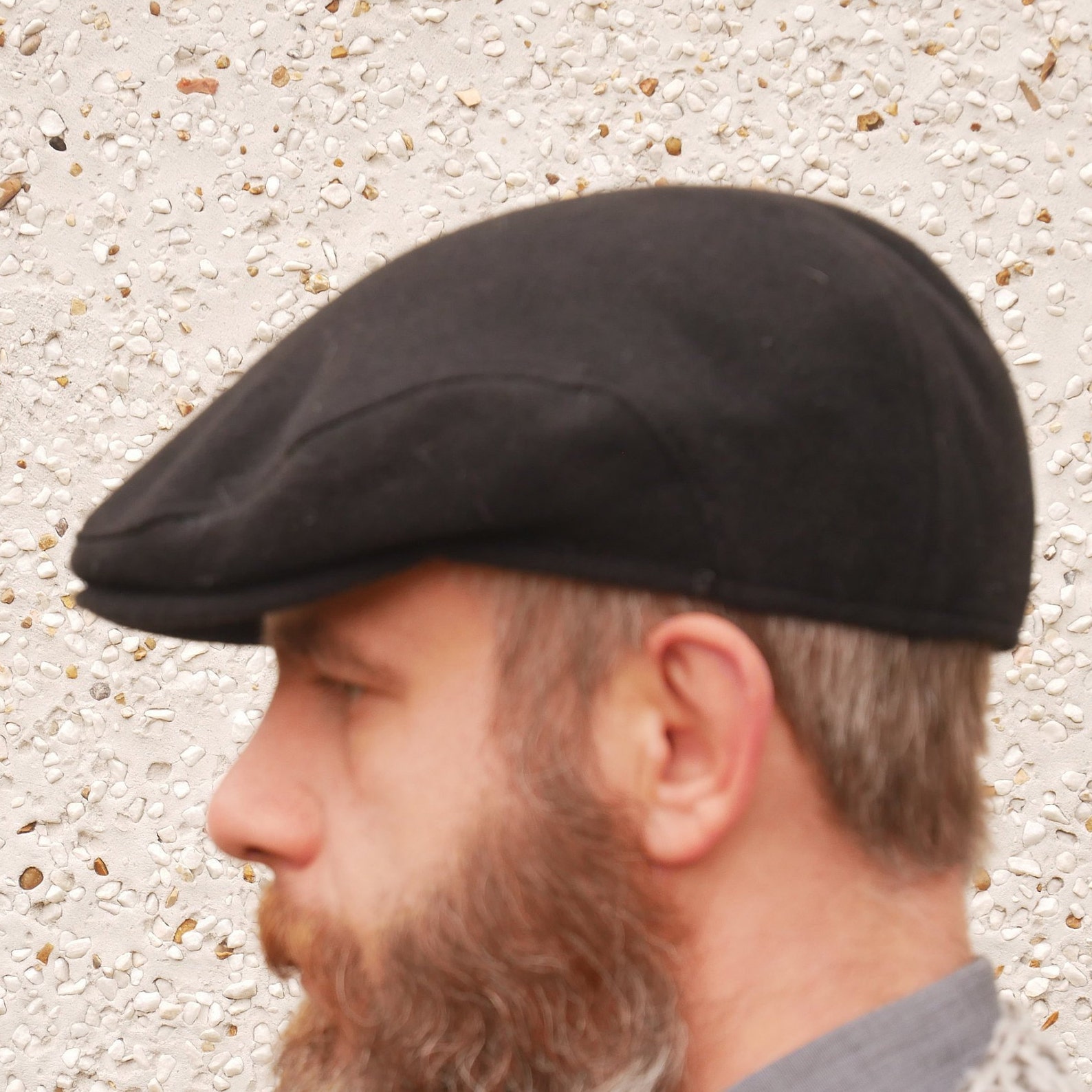 Traditional Irish Flat Cap Paddy Cap Black 100% Pure New | Etsy