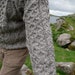 Traditional Aran Sweater - 100% Pure New Wool - Oatmeal - Chunky&heavy ...