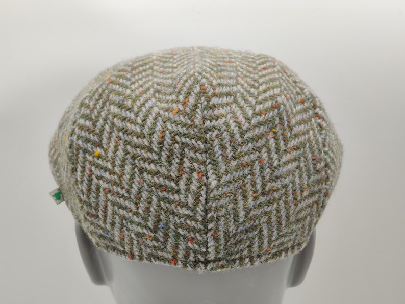 Traditional Irish Donegal Tweed Flat Cap - Paddy Cap - Speckled / Fleck ...