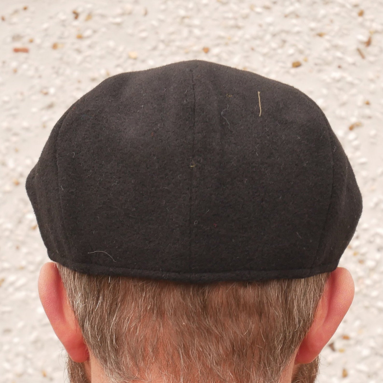 Traditional Irish Flat Cap - Paddy Cap - Black - 100% Pure New Wool ...