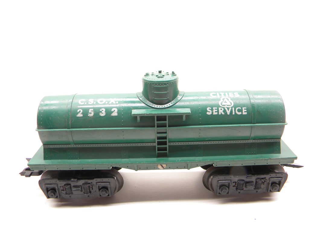 Marx 2532 Cities Service Tank Car Original 1950's Marx O Gauge - Etsy