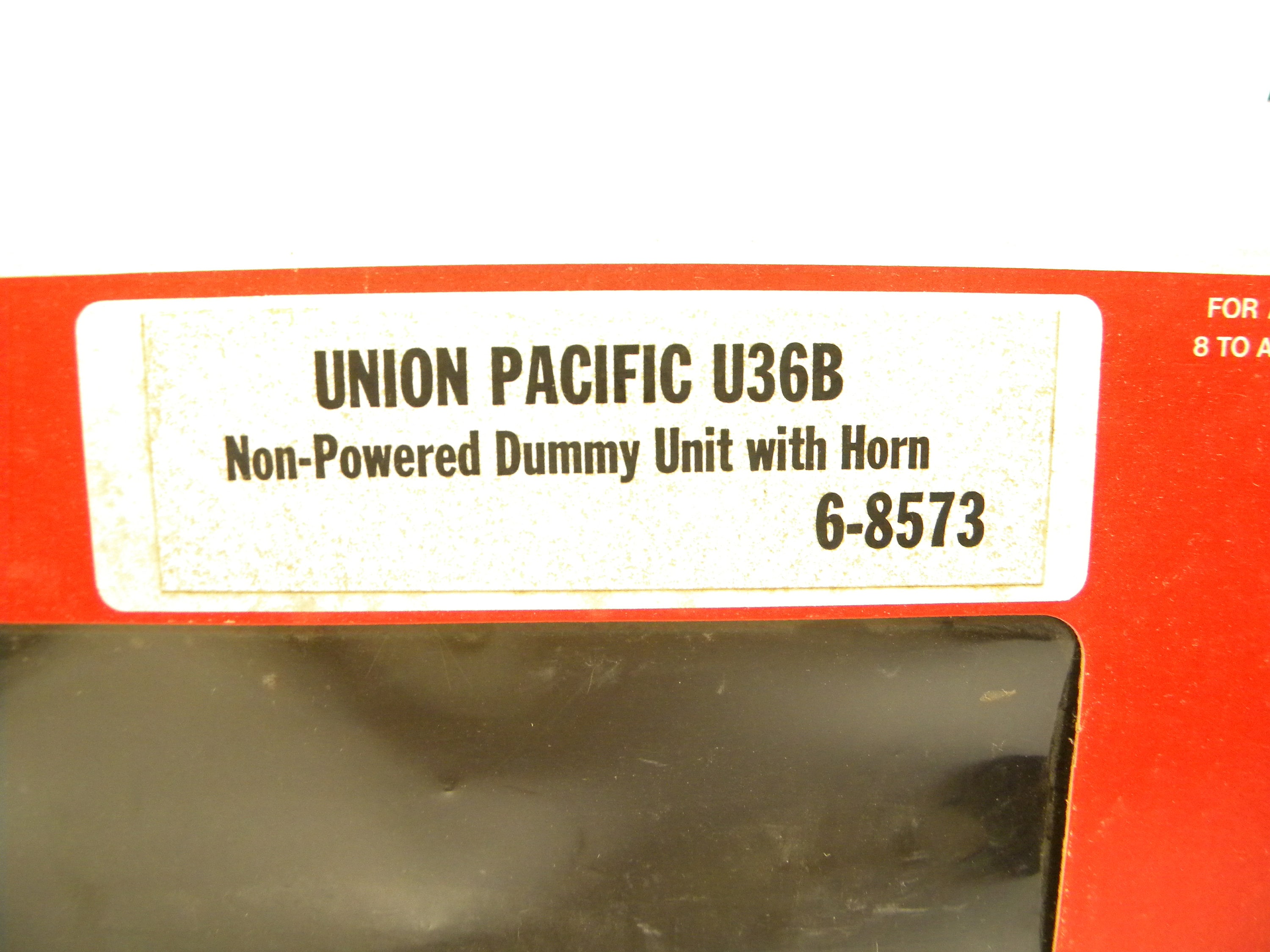 Lionel 8573 Union Pacific U36B Diesel Dummy Locomotive With Horn O ...