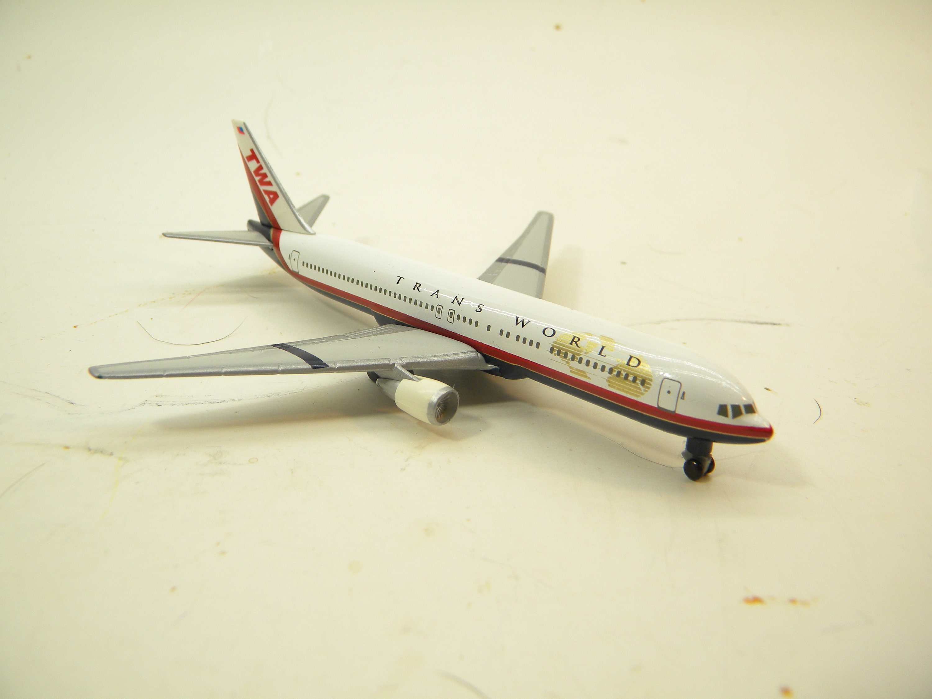 Herpa Wings Boeing 767-300 TWA Passenger Jet 1:500 Scale Die-cast - Etsy