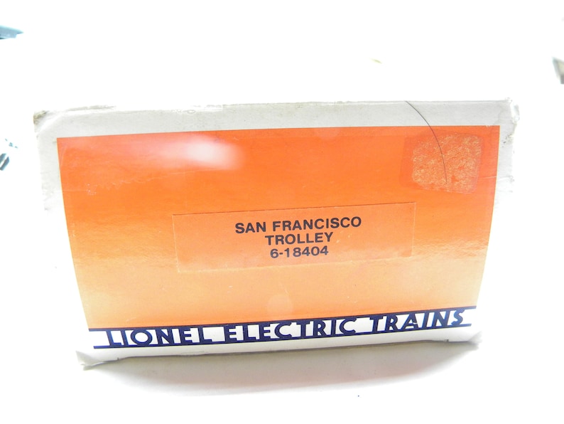 Lionel 18404 San Francisco Trolley O Gauge - Etsy