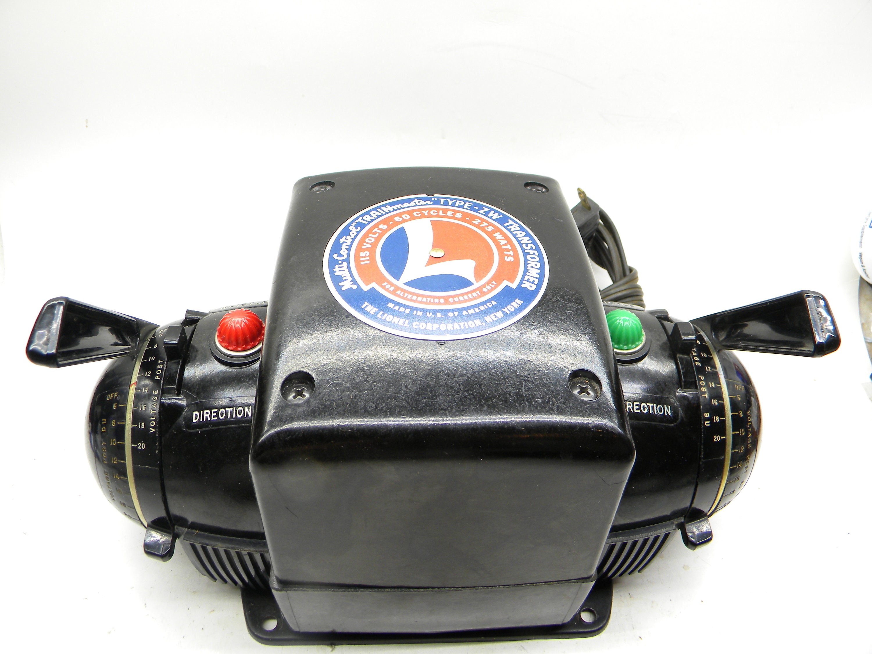 Lionel ZW 275 Watt 4 Train Trainmaster Transformer With Whistle ...