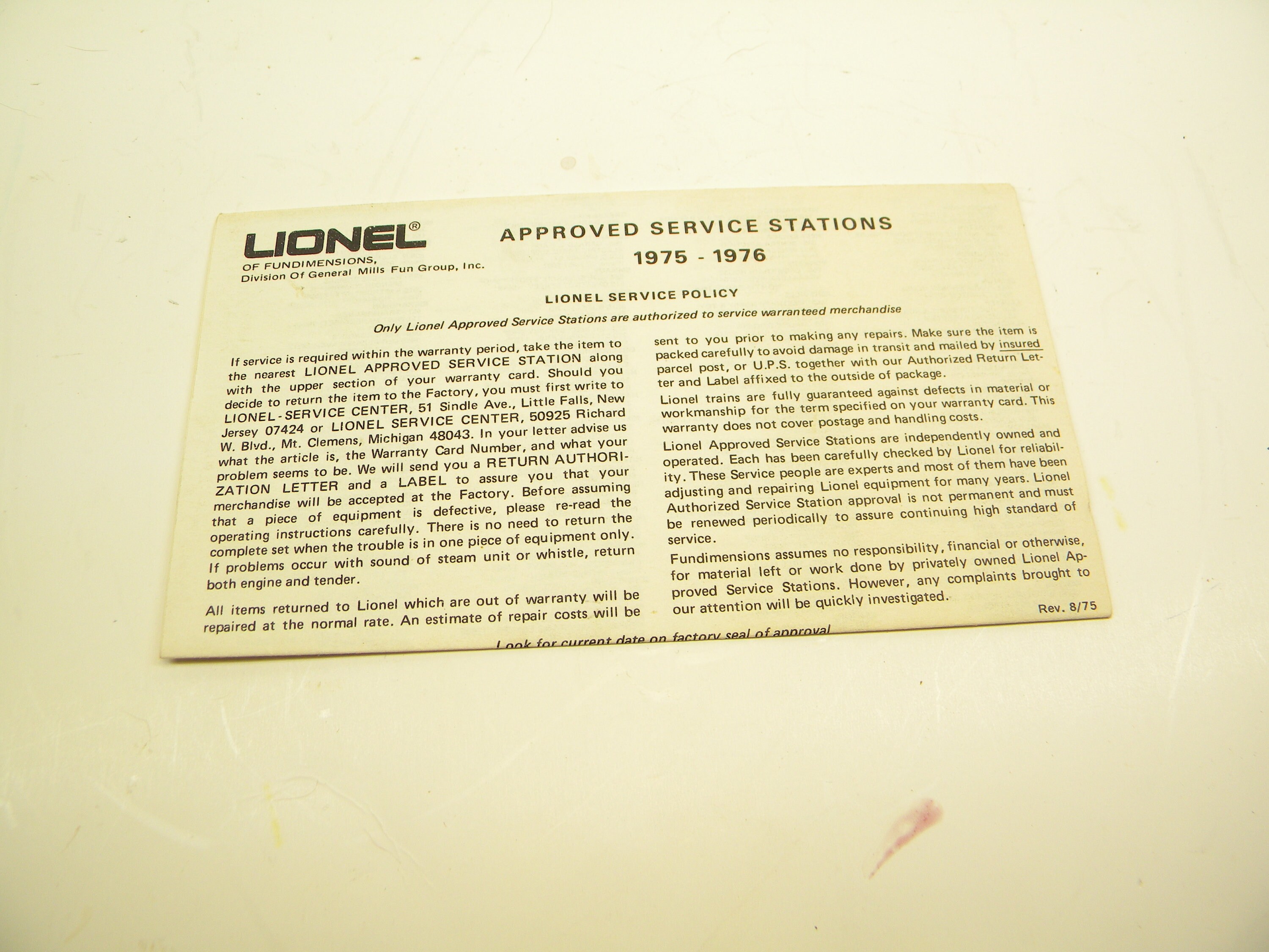 Lionel 8573 Union Pacific U36B Diesel Dummy Locomotive With Horn O ...