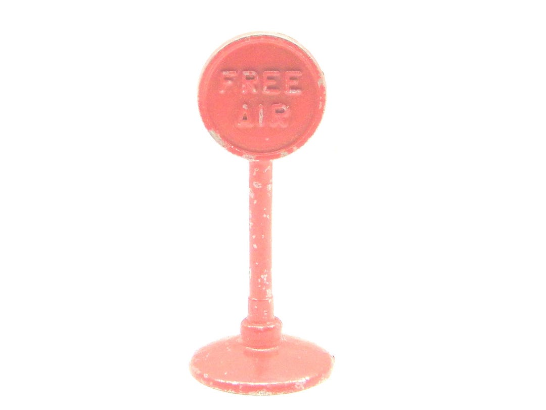 Vintage Toy Gas Station Free Air Sign Die-cast - Etsy