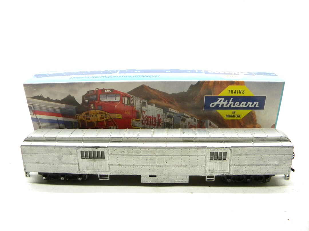 Athearn 1854 Standard Steel Baggage Car With 6 Wheel Trucks Undecorated ...