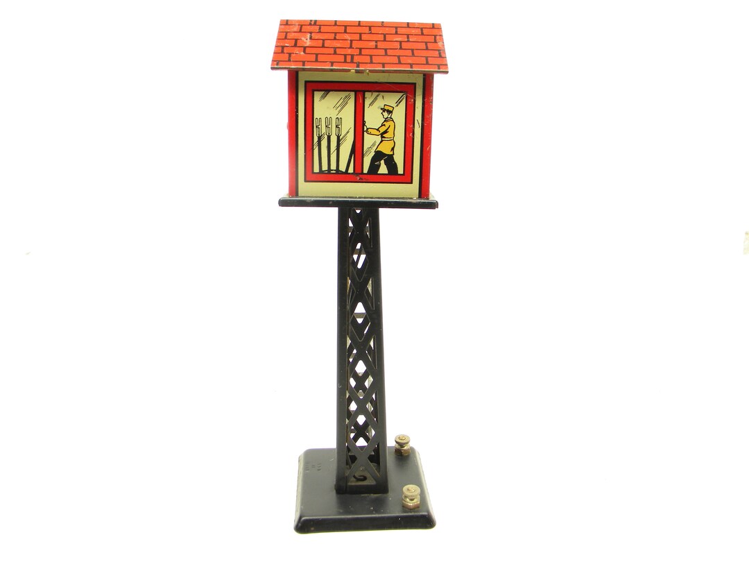Vintage Marx 413A Switchman Tower All Metal O Gauge - Etsy