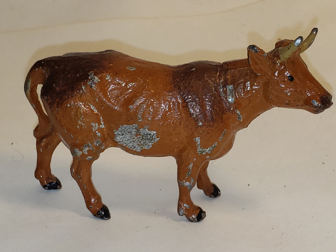 Vintage Die-cast Milk Cow Made in Germany - Etsy