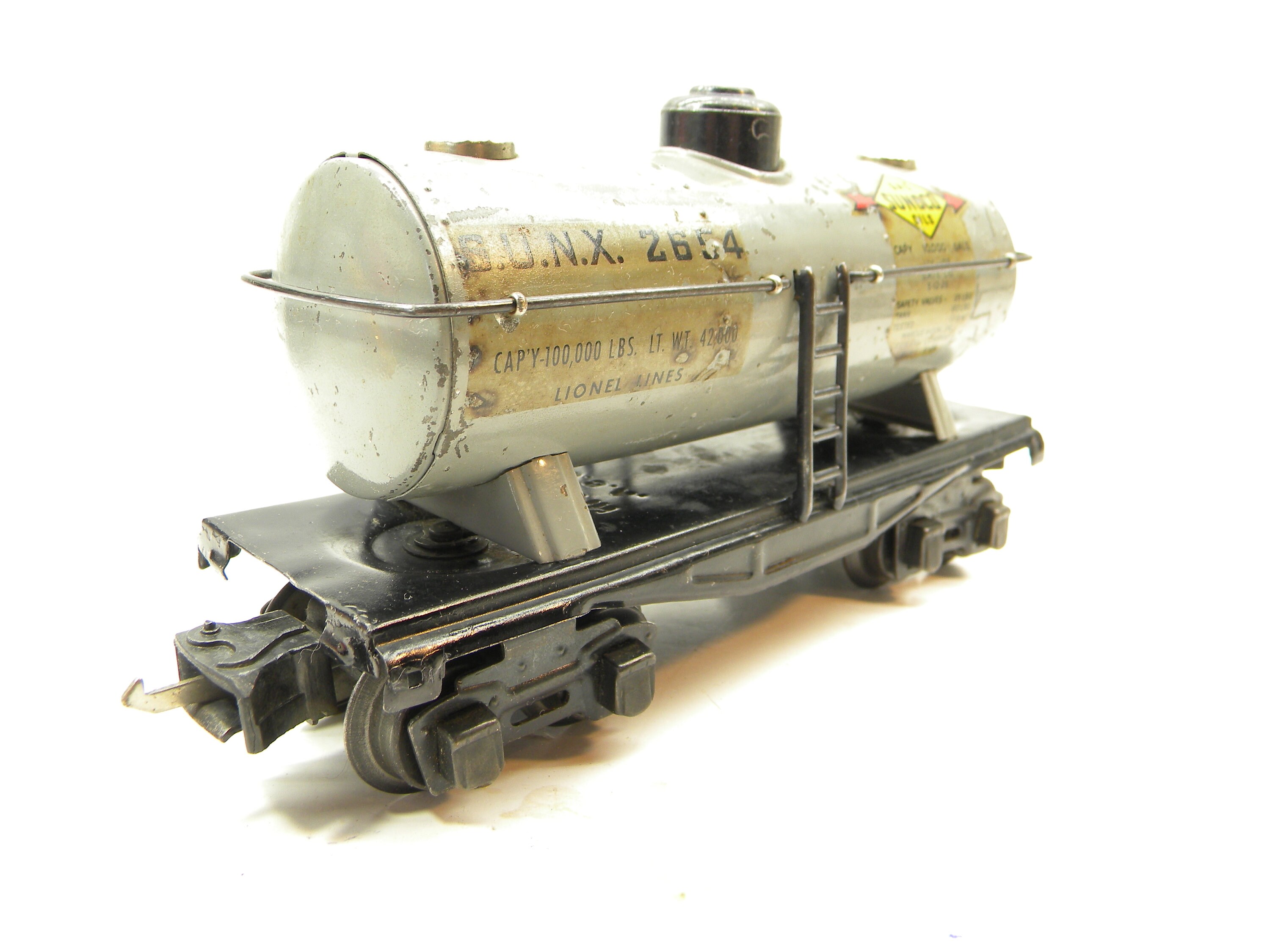 Lionel 2654 Sunoco Tank Car 1942 Only Model Vintage O Gauge Train - Etsy