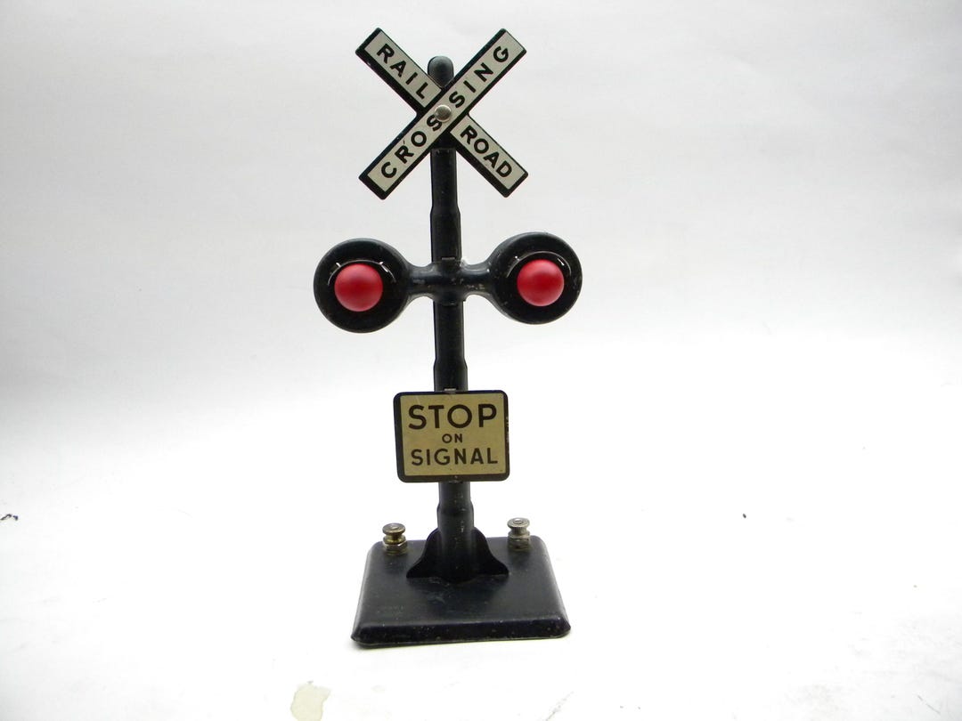 Vintage Marx 423 Flashing Crossing Signal O Gauge 1950's Marx - Etsy