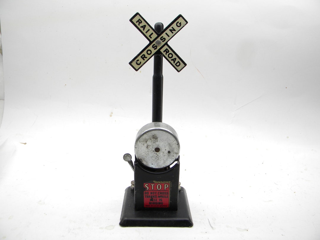 Vintage Marx 418 Crossing Signal With Ringing Bell O Gauge - Etsy