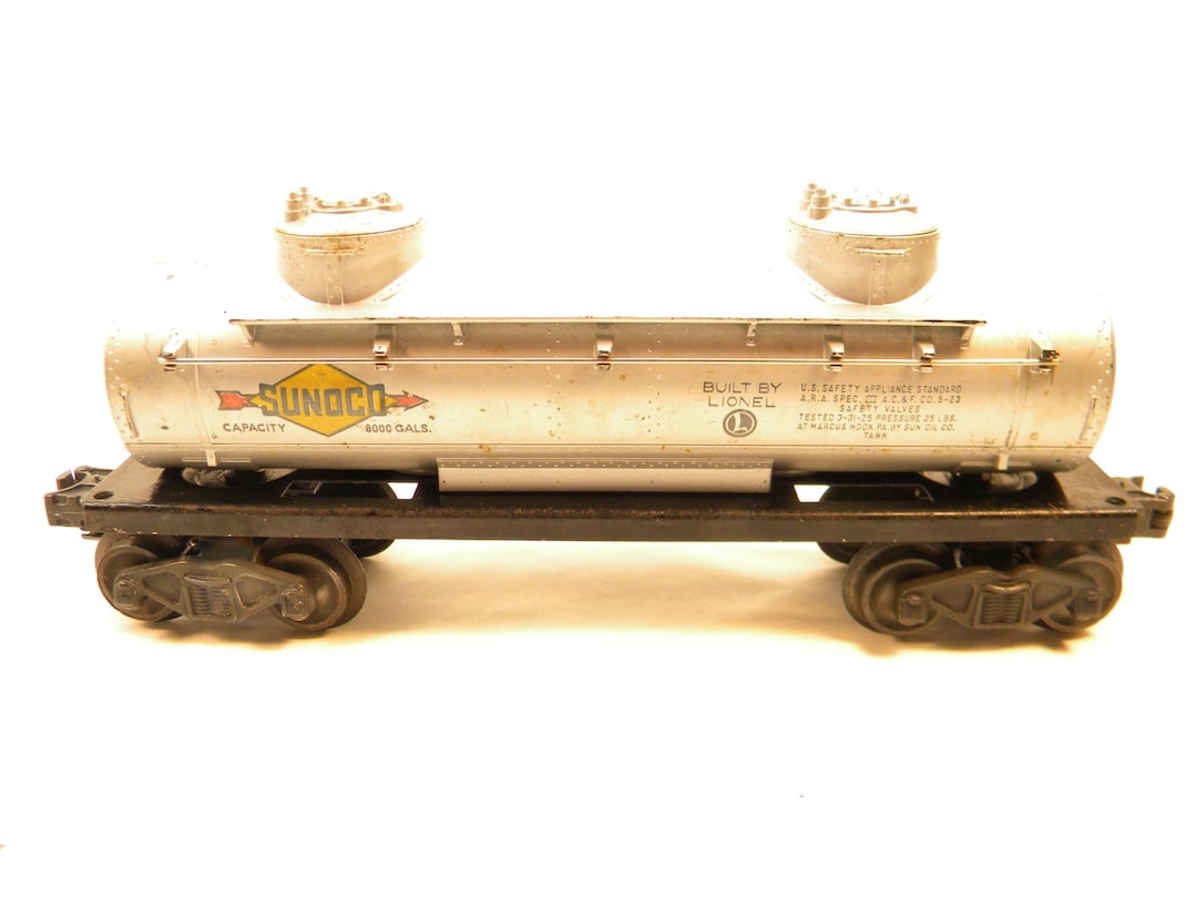 Lionel 6465 Sunoco 2 Dome Tank Car 1948-1956 Vintage O Gauge Train - Etsy