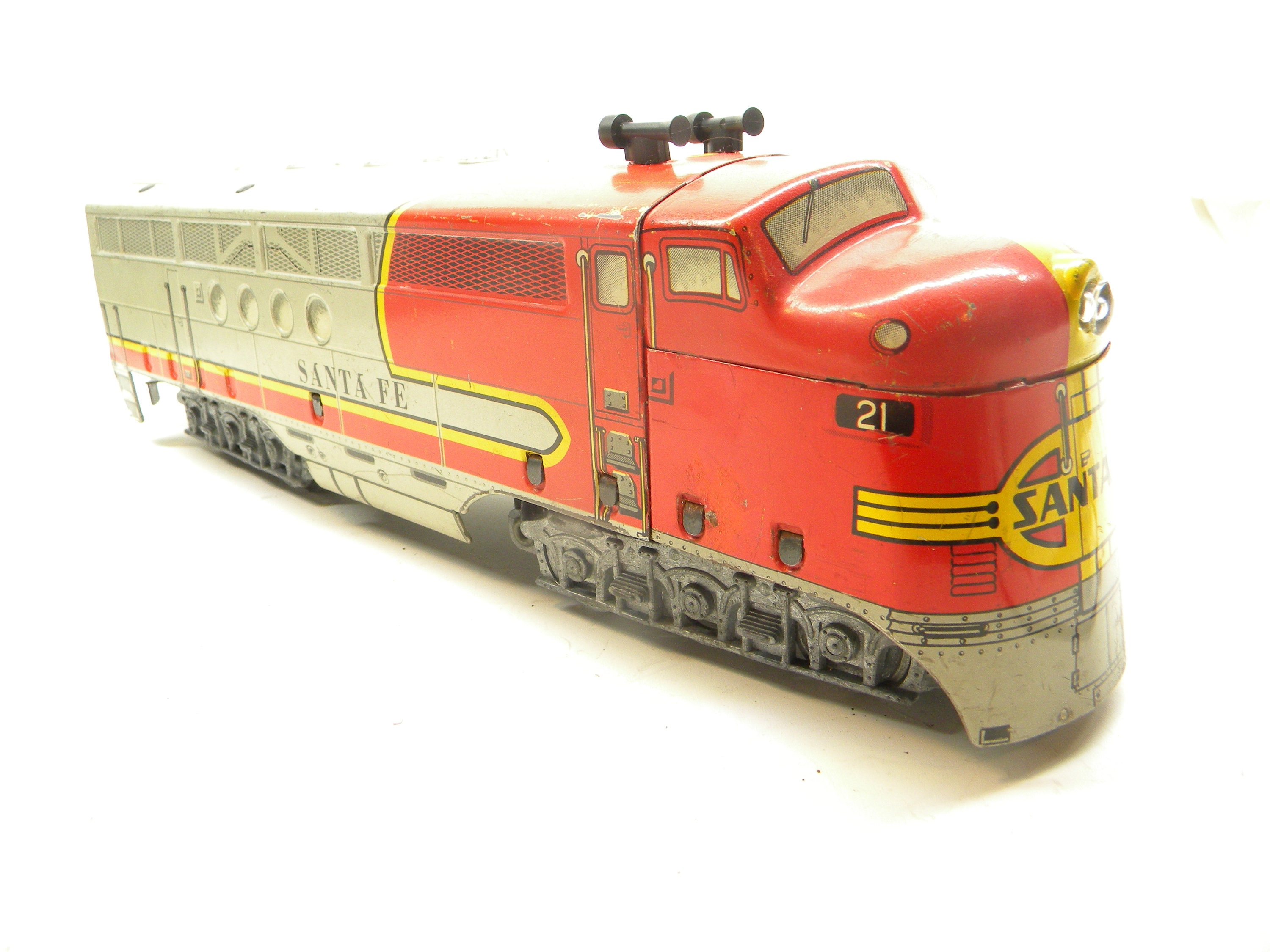 Marx 21 Santa Fe Metal EMD FT Diesel Powered A Unit 1950's O Gauge - Etsy