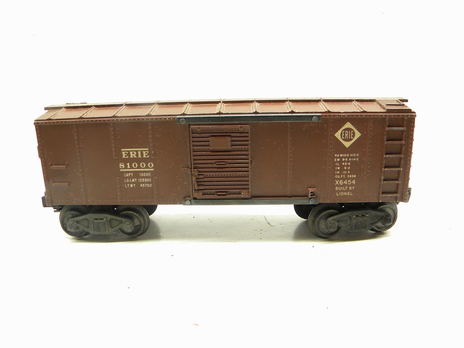 Lionel X6454 Erie Box Car 1949-1952 O Gauge - Etsy