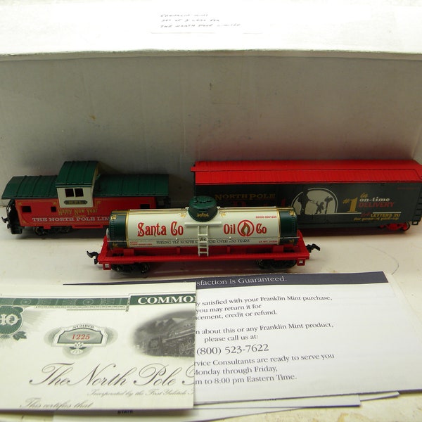 Franklin Mint Train Set - Etsy