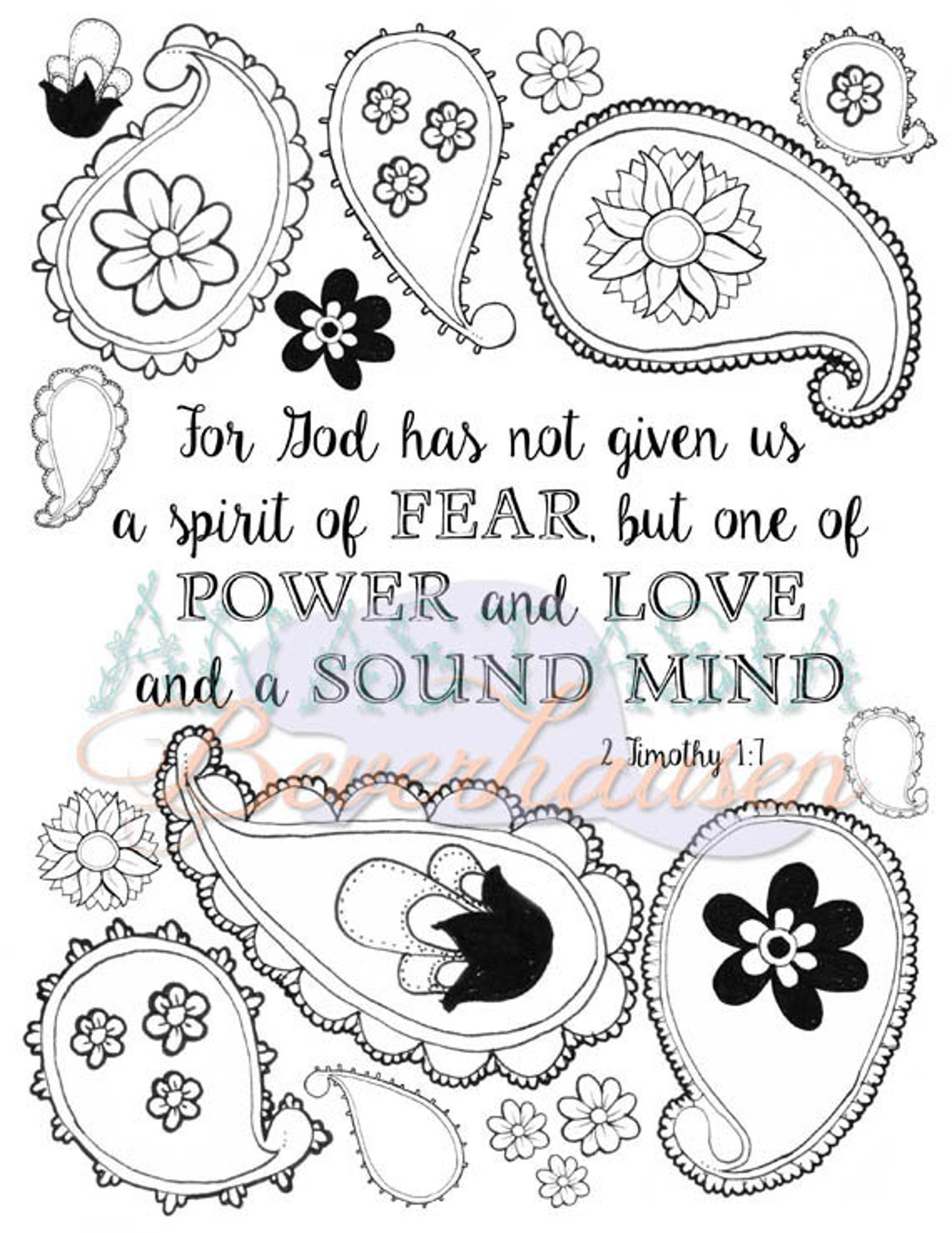 Printable PDF Coloring Pages - Scriptures - Etsy