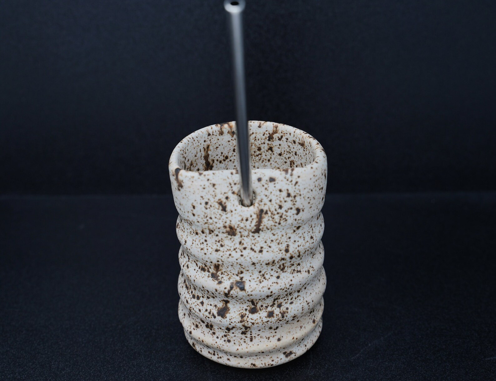 Ceramic Tumblers With Metal Straws Hot/cold Beverage Cups - Etsy