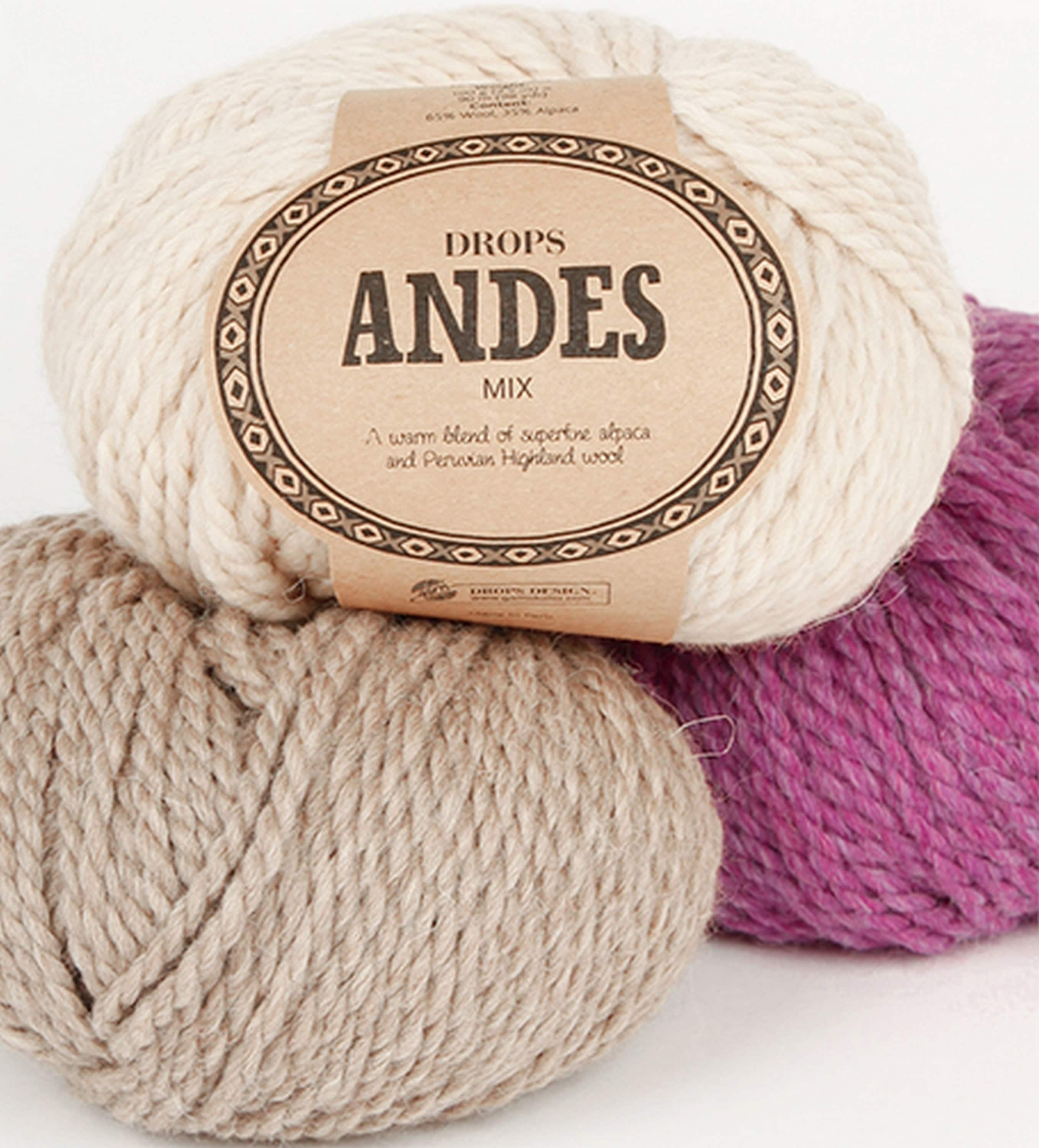 DROPS Andes Chunky Alpaca Yarn Andes 35% Alpaca Wool 65 - Etsy Australia