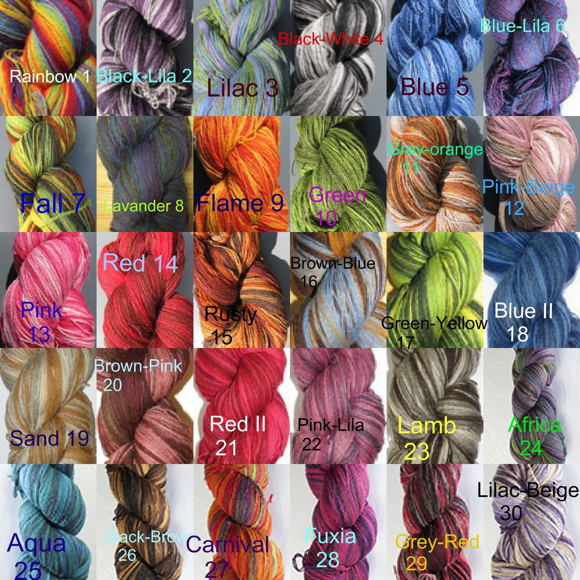 100 G. Kauni Yarn. Kauni Wool. Lambswool Yarn for Hand and - Etsy UK