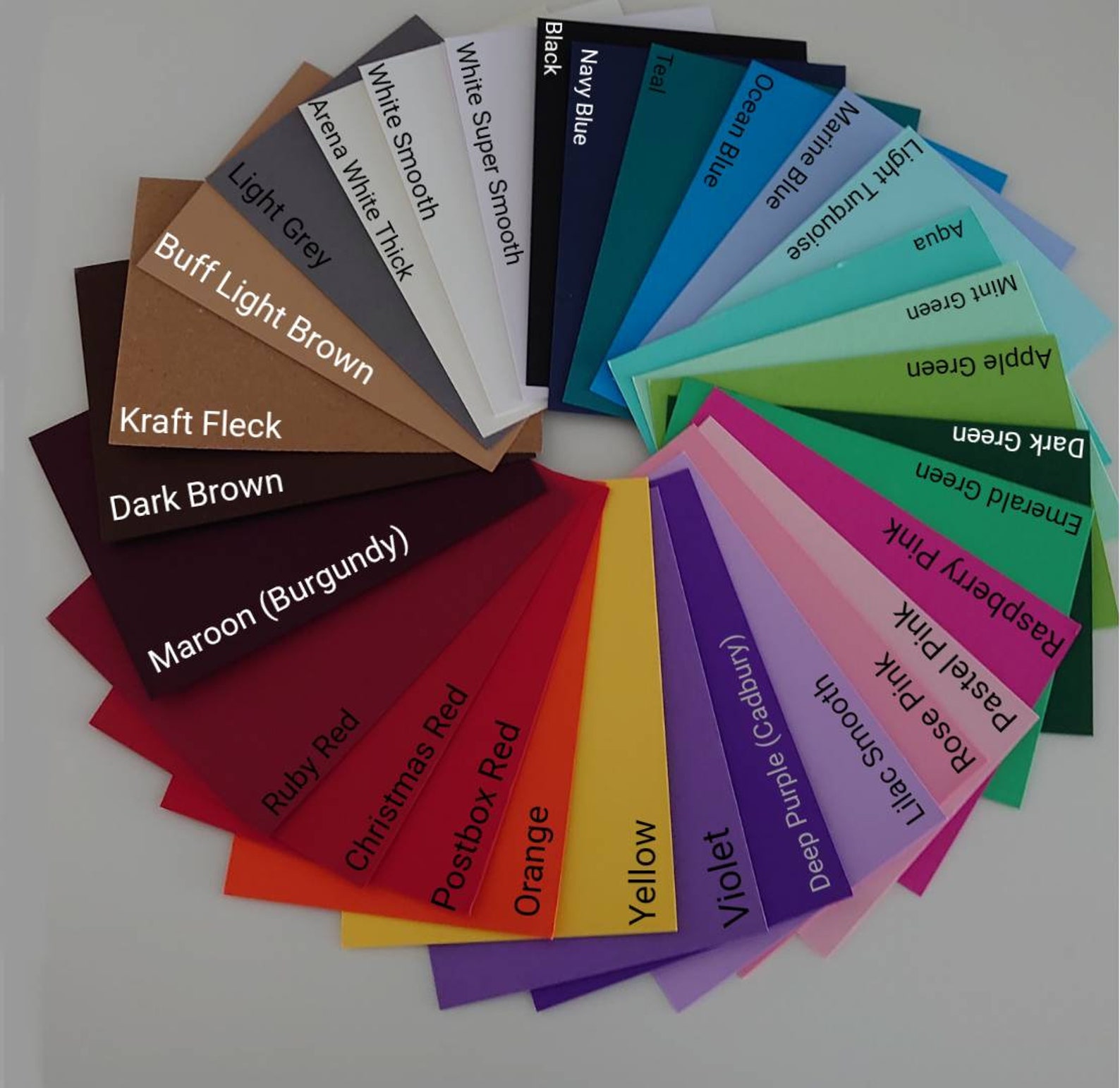 Table Placecards Blanks Choose Colour From Dropbox Ideal - Etsy