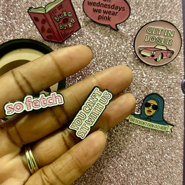 Mean Girls Enamel Pin Etsy