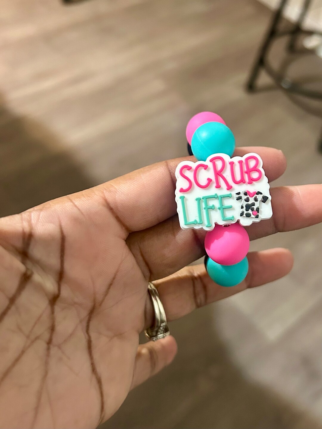 Scrub Life Nurse Stanley Cup Accessories, Cup Bracelet . Handle ...