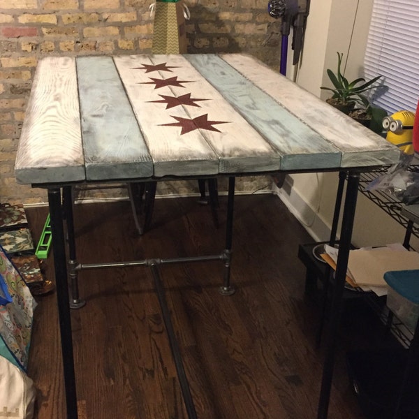 Pipe Leg Table - Etsy