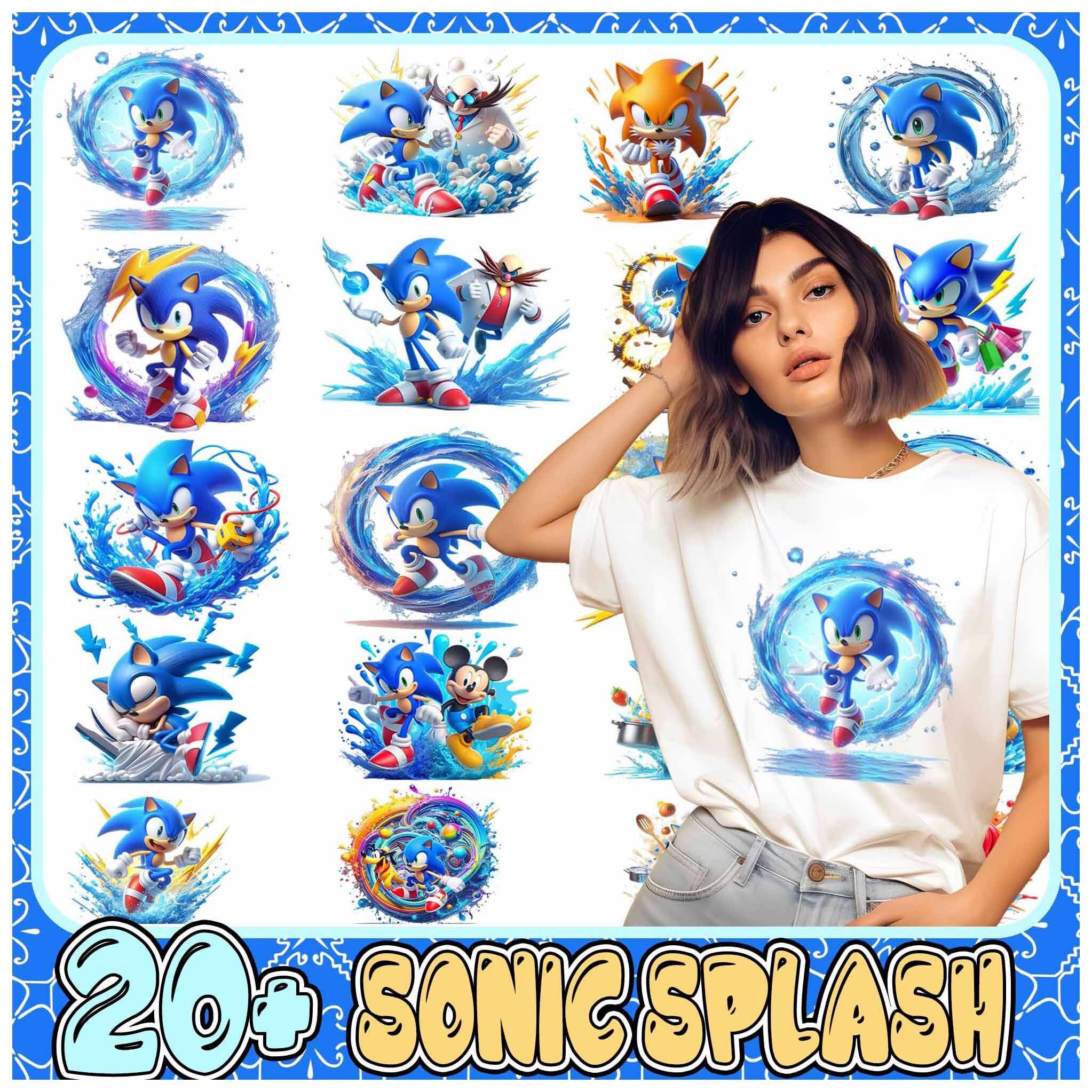 Sonic the Hedgehog PNG Cliparts Bundle, Sonic Sublimation Bundle, Sonic ...