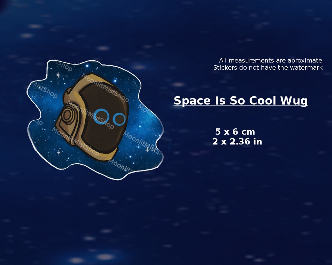 In Space With Markiplier Wug Stickers - Etsy
