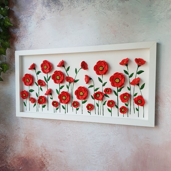 Poppy Wall Art - Etsy
