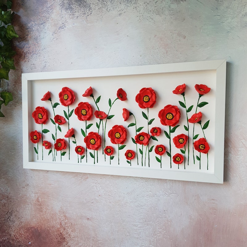 Poppy Wall Art - Etsy
