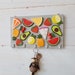 White Daisies Rustic Key Holder, White Floral Decorative Key Hanger ...
