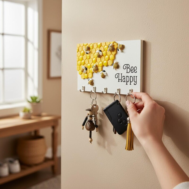 Honeycomb Key Holder - Etsy
