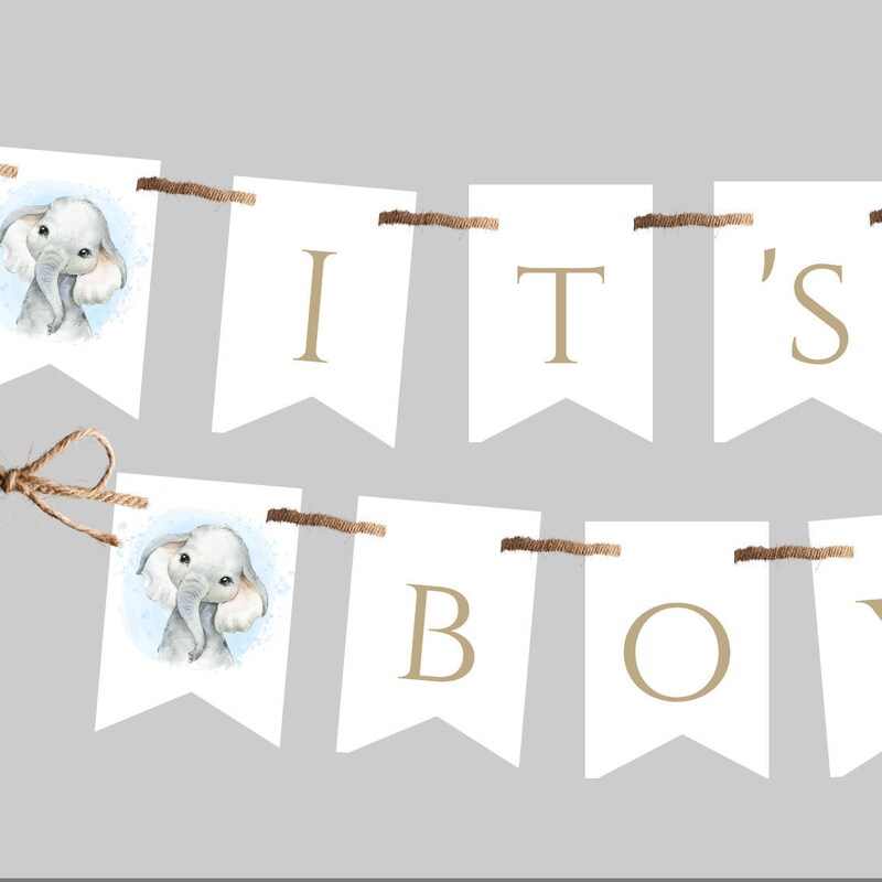 Boy Baby Shower Banner - Etsy