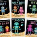 Robot Valentines Day Card Template, Robot Valentines Cards for Kids ...