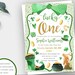 Lucky One First Birthday Invitation Template, Lucky One Invitation ...